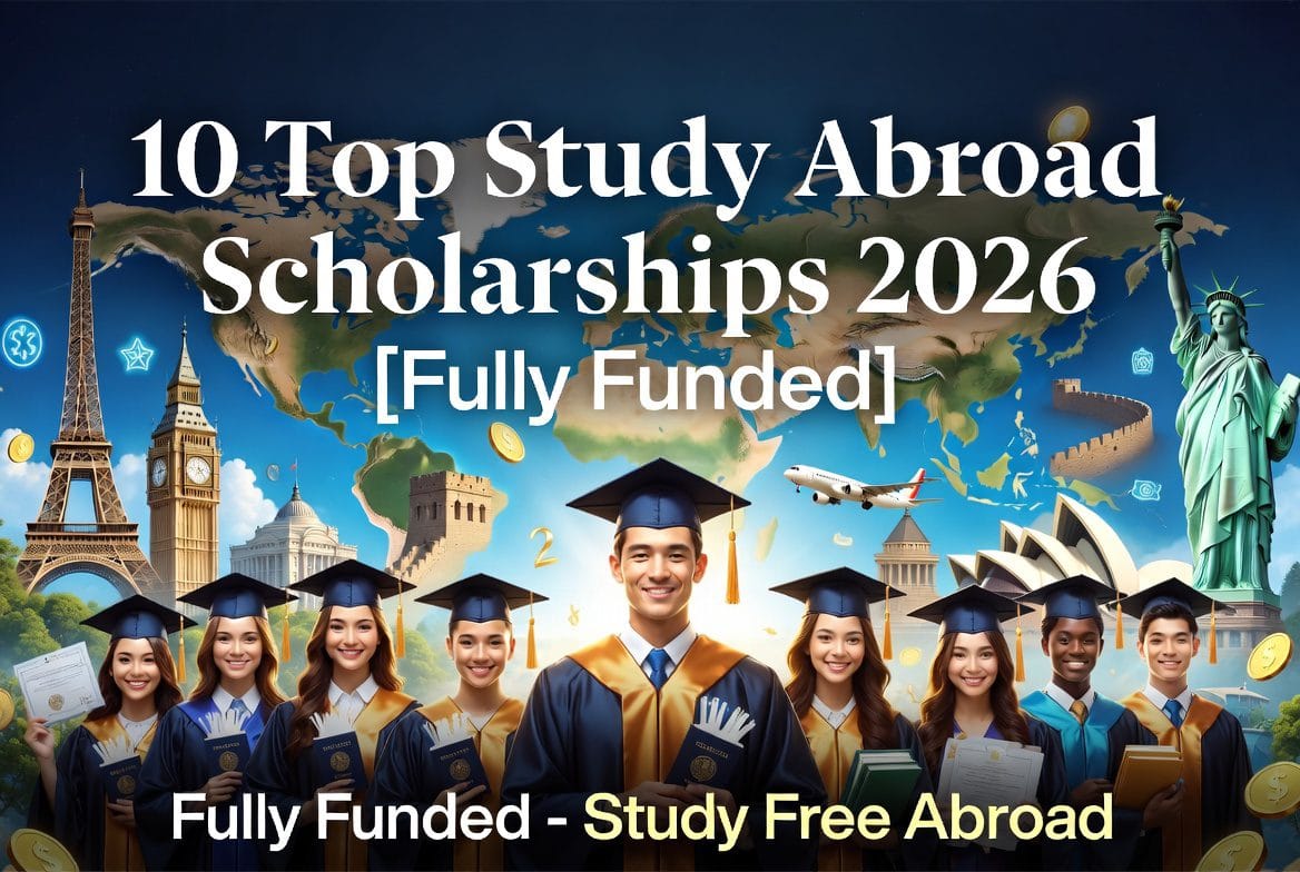 10 Top Study Abroad Scholarships 2026 [Fully Funded Scholarships ...