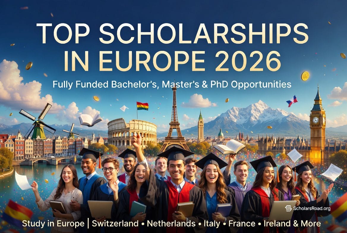 Top Scholarships in Europe 2026: Fully Funded Opportunities to Study in ...